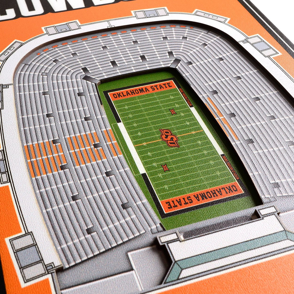 Oklahoma State Cowboys | Stadium Banner | Boone Pickens Stadium | Wood ...